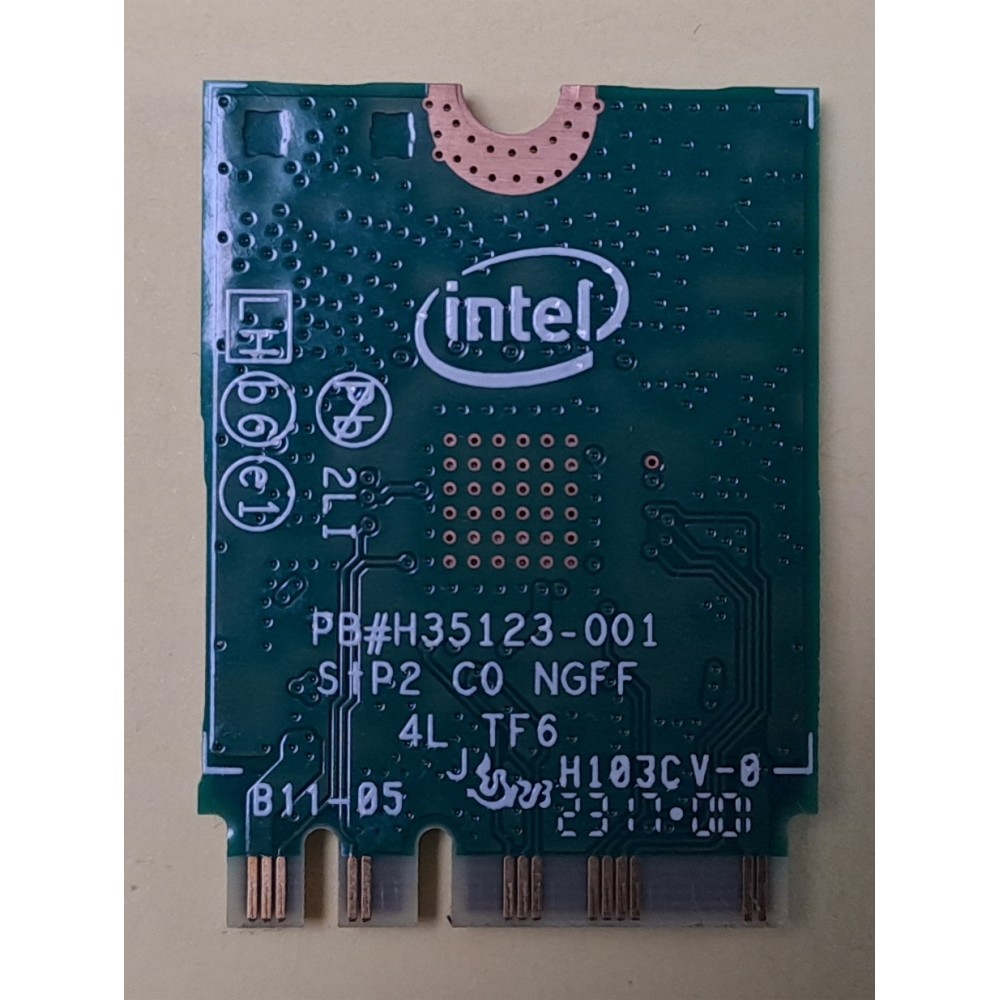 Intel 3165AC wireless Dual Band adapter
