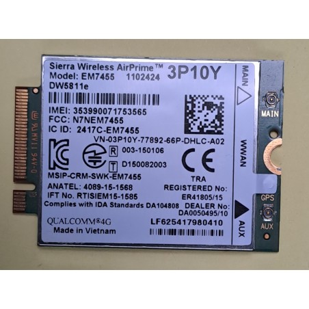 LTE 4g Wwan-kaart adapter EM7455 DW5811e